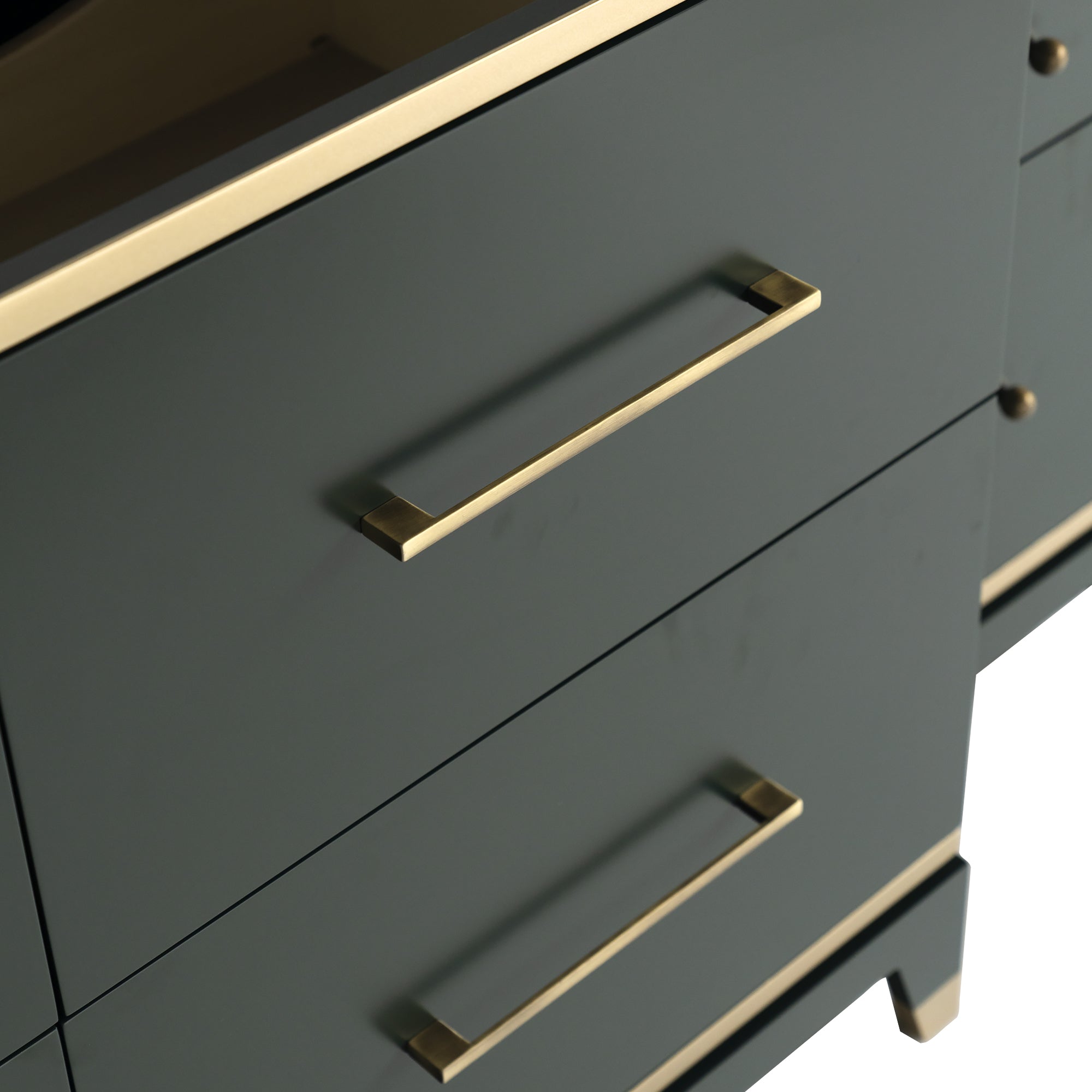 Ayasofya 72 Inch Green Double Sink Vanity with Countertop – Avaluxury